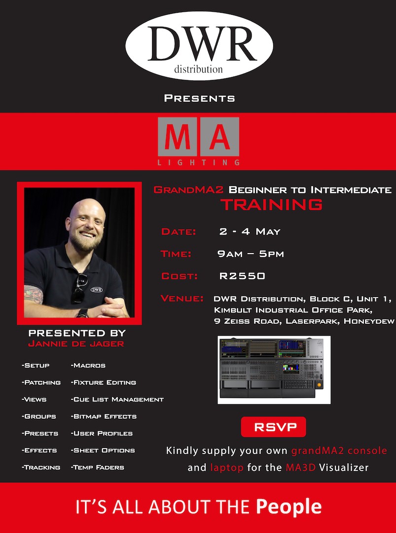 grandMA2 Beginner to Intermediate Training - DWR Distribution