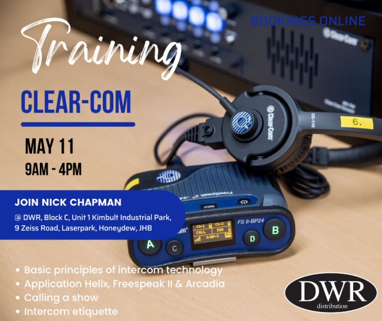 Clear-Com Training at DWR - DWR Distribution