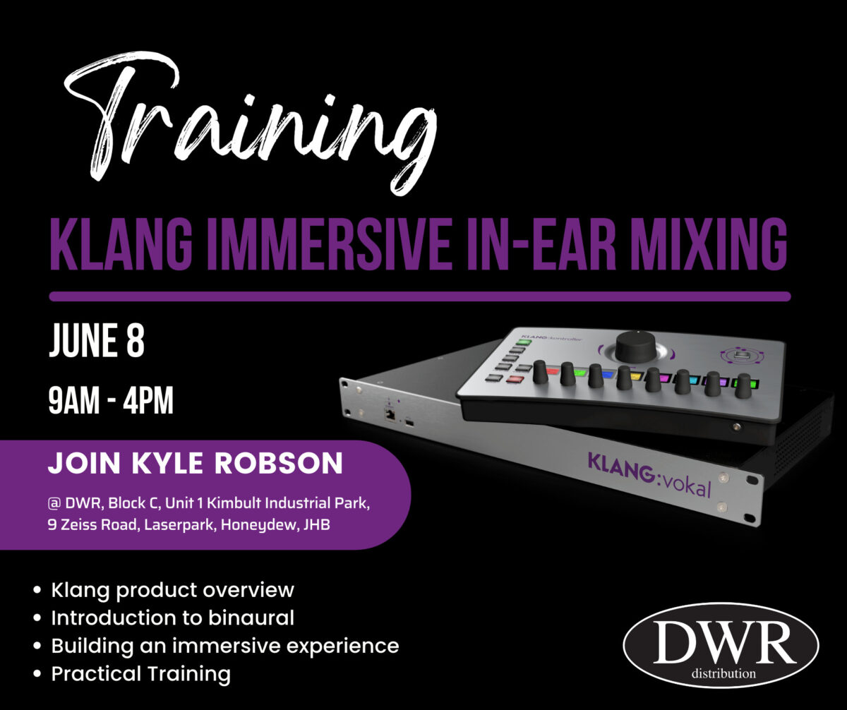 KLANG Immersive in-ear mixing training - DWR Distribution
