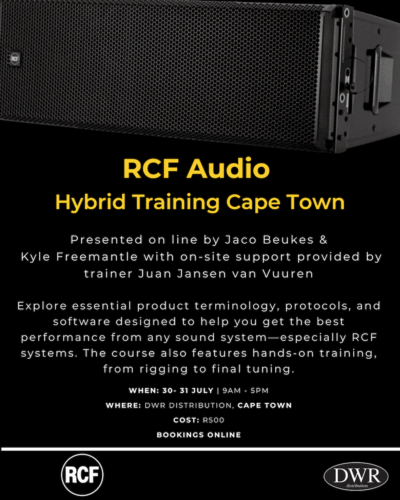 RCF Hybrid Online Training, Cape Town - DWR Distribution
